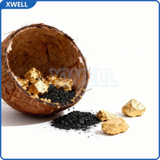 High Iodine Value Coconut Shell Activated Carbon for Gold Refining and ...