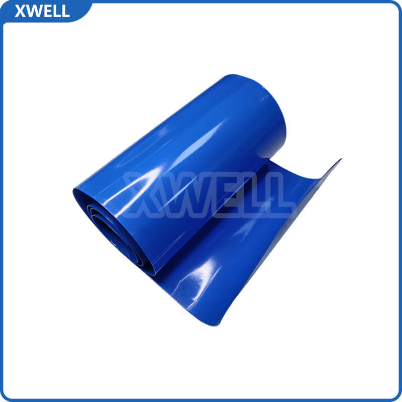 Flame-Retardant Blue PVC Heat Shrink Tube for 18650 Cylindrical Battery ...